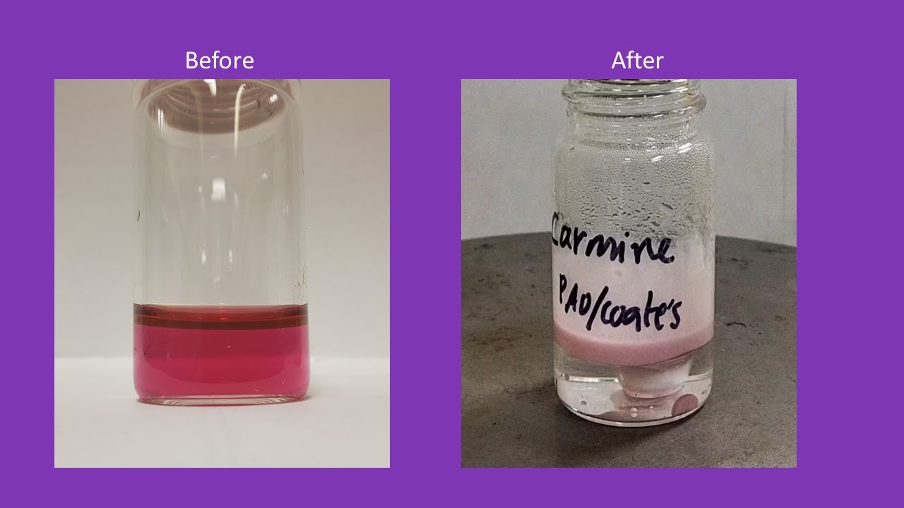 How chemistry science is treating colored water - YouTube