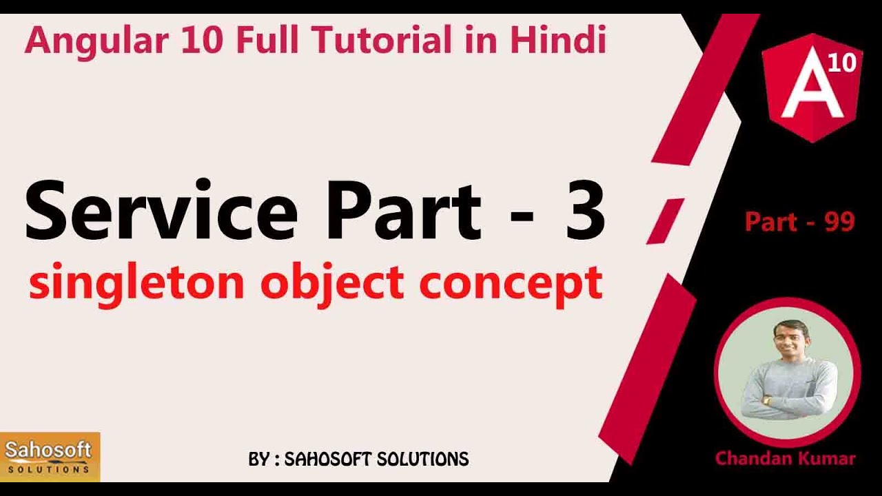 Service in Angular 10 (Part -3) : singleton object concept : Angular 10 Tutorial in Hindi - YouTube