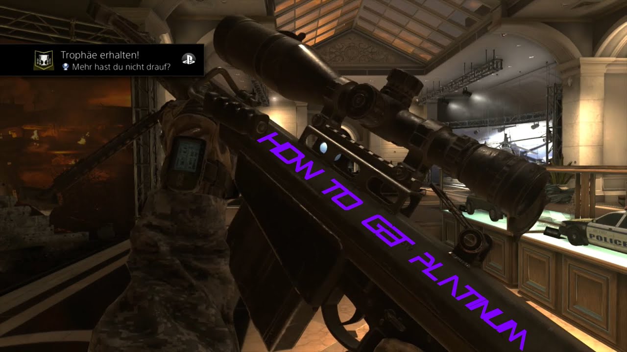 HOW TO GET A PLATINUM TROPHY IN MODERN WARFARE 2 REMASTERED (SICK ...