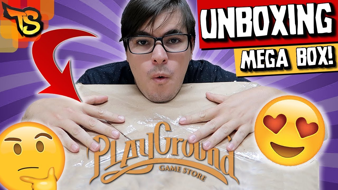 UNBOXING MEGA BOX PLAYGROUND GAMES! (Maior Box do Canal!!!) - YouTube