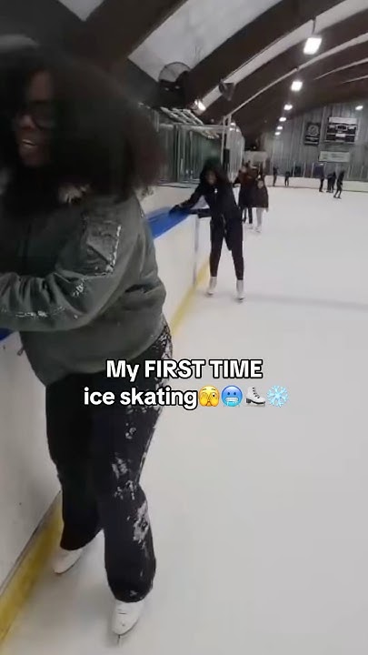 First Time ICE SKATING😅 - YouTube