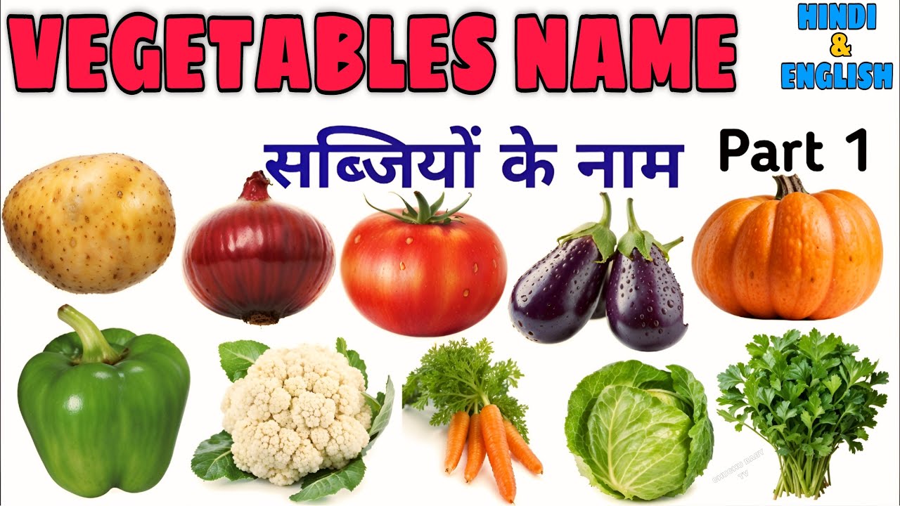Learn Vegetables name | सब्जियों के नाम | Root vegetable names |sabjiyon ke naam with pic# ...