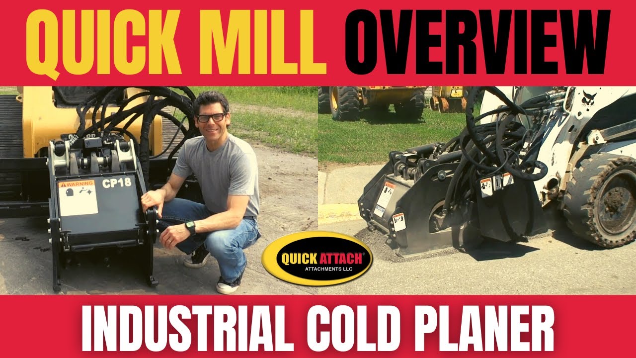 Quick Mill Cold Planer Overview Video by Quick Attach - YouTube