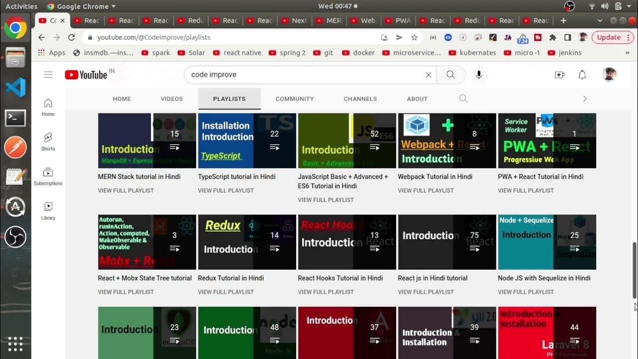 React Js Common Topics List | #1 | React Js Project Modules - YouTube