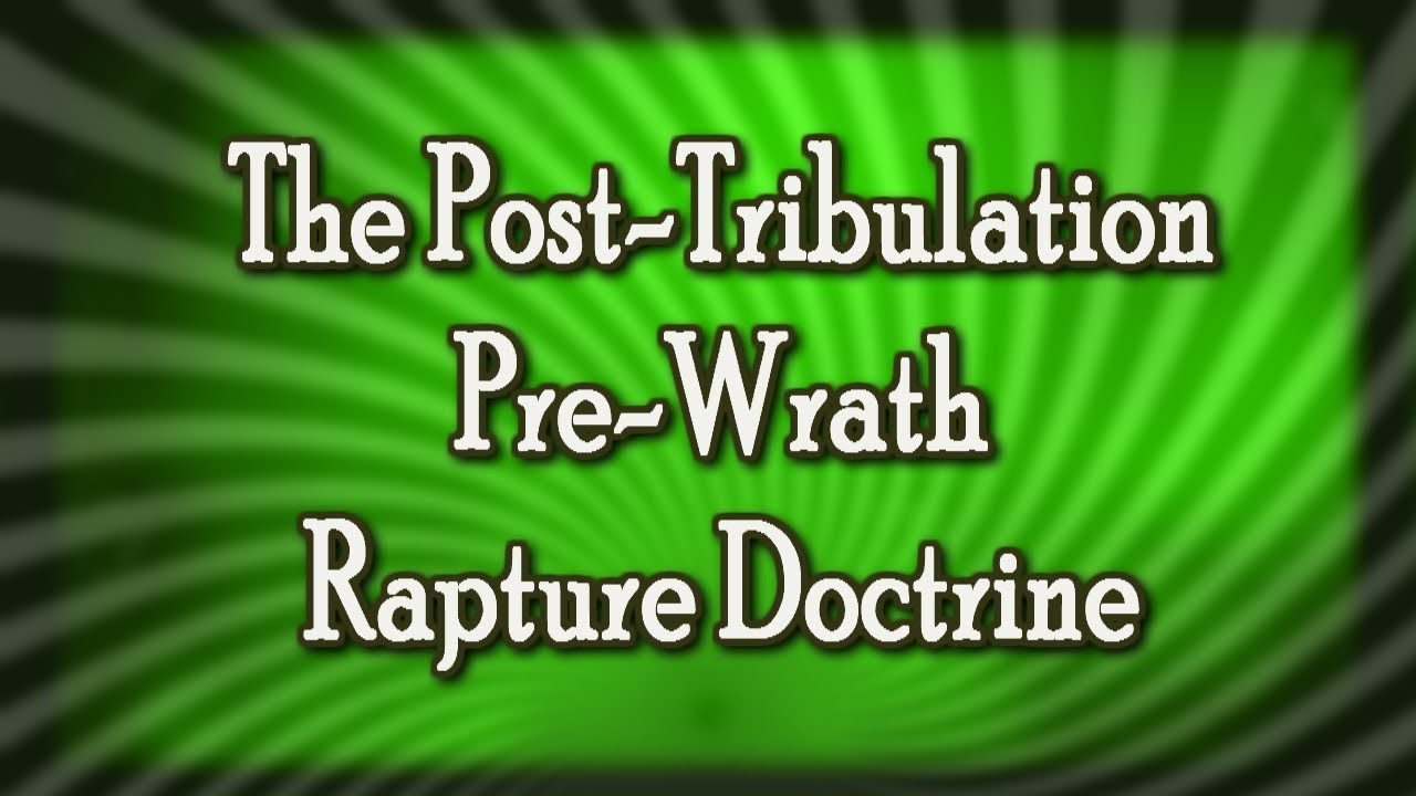 The Day of The Lord: Pre-Wrath Rapture View - YouTube