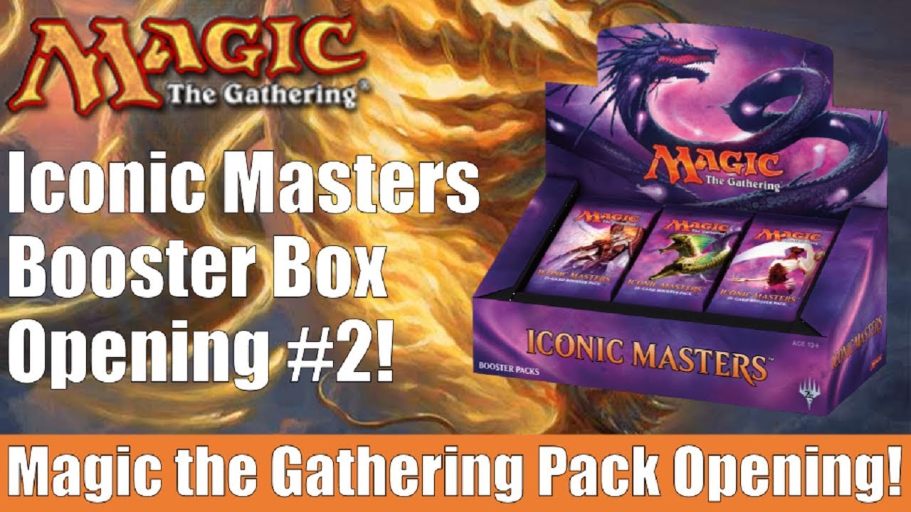 MTG Iconic Masters Booster Box Opening #2! - YouTube