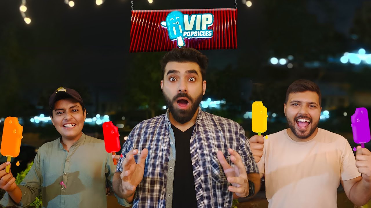 CRAZY ICE CREAM CHALLENGE | VIP POPSICLE BY MUSTAFA HANIF - YouTube