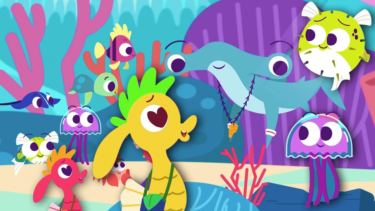 Learning colours at Sea School | Toddler Fun Learning | Educational ...