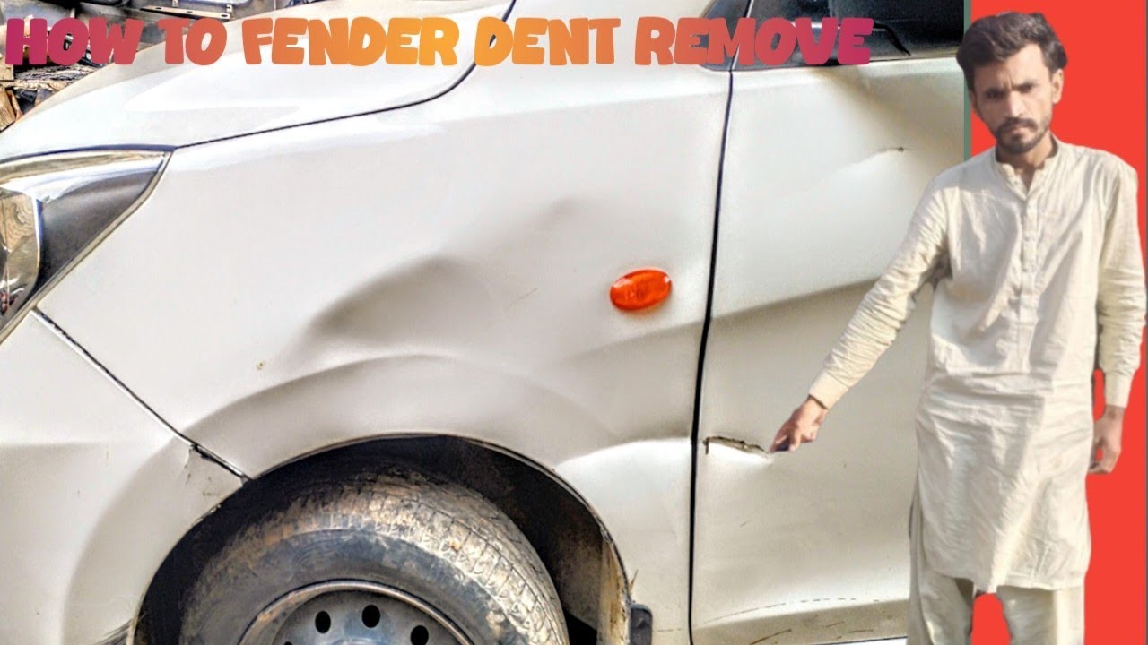 How To Remove Fender Dent Replacement Process @Cardenting-39 - YouTube