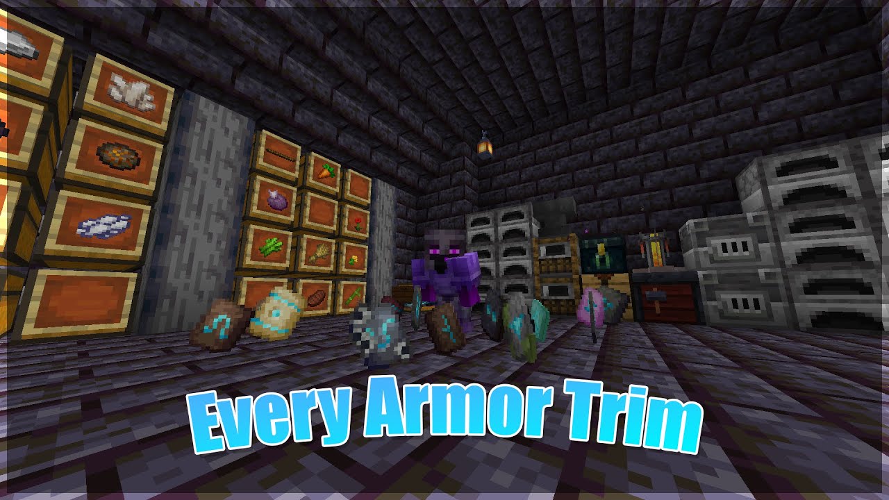 We Found Every NEW Armor Trim on our SMP - YouTube