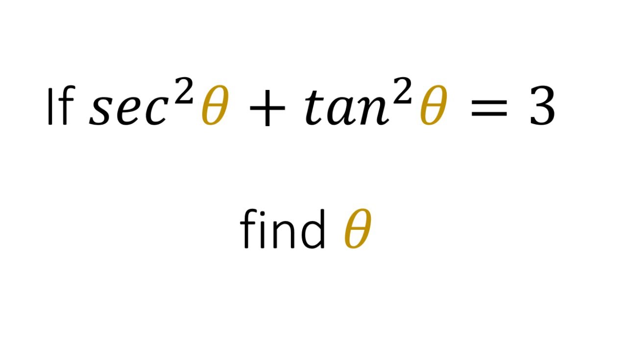 Applying Trigonometric Identities - YouTube