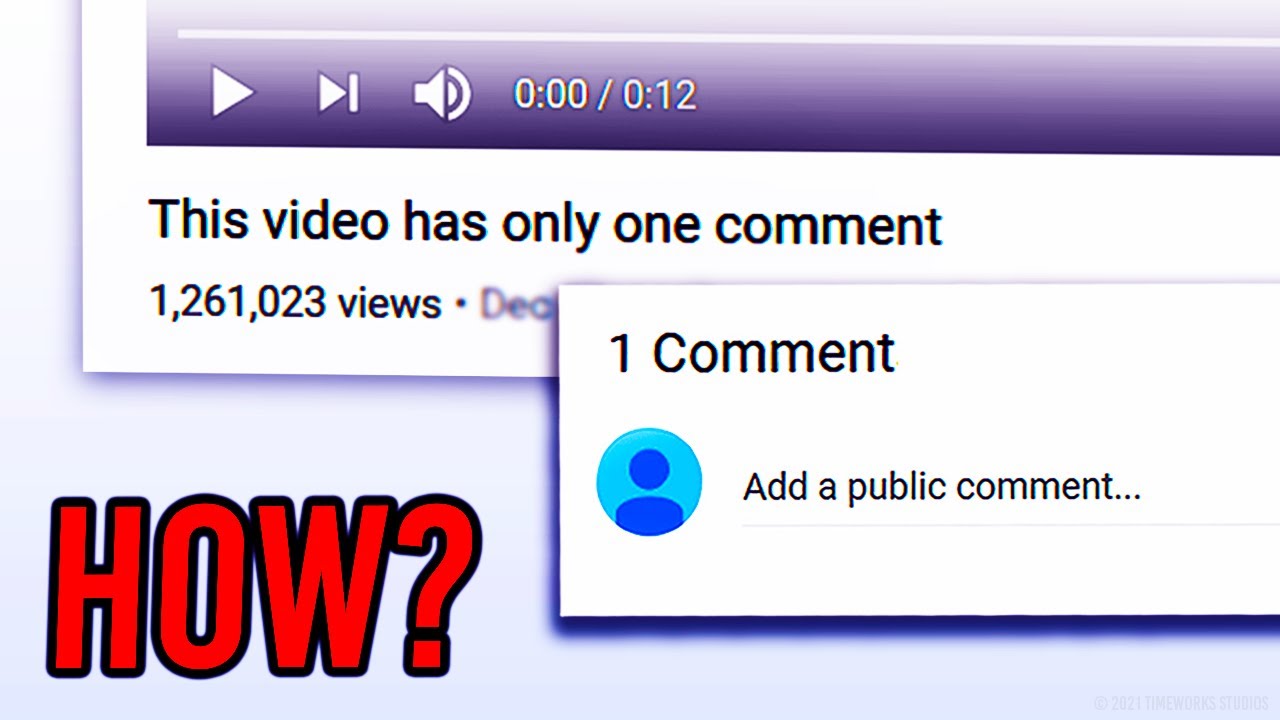 This Video Has ONE Comment! (Explained!) - YouTube