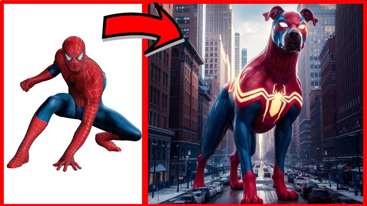 AVENGERS but GIANT DOG VENGERS 🔥 All Characters (marvel & DC) 2025😎 ...