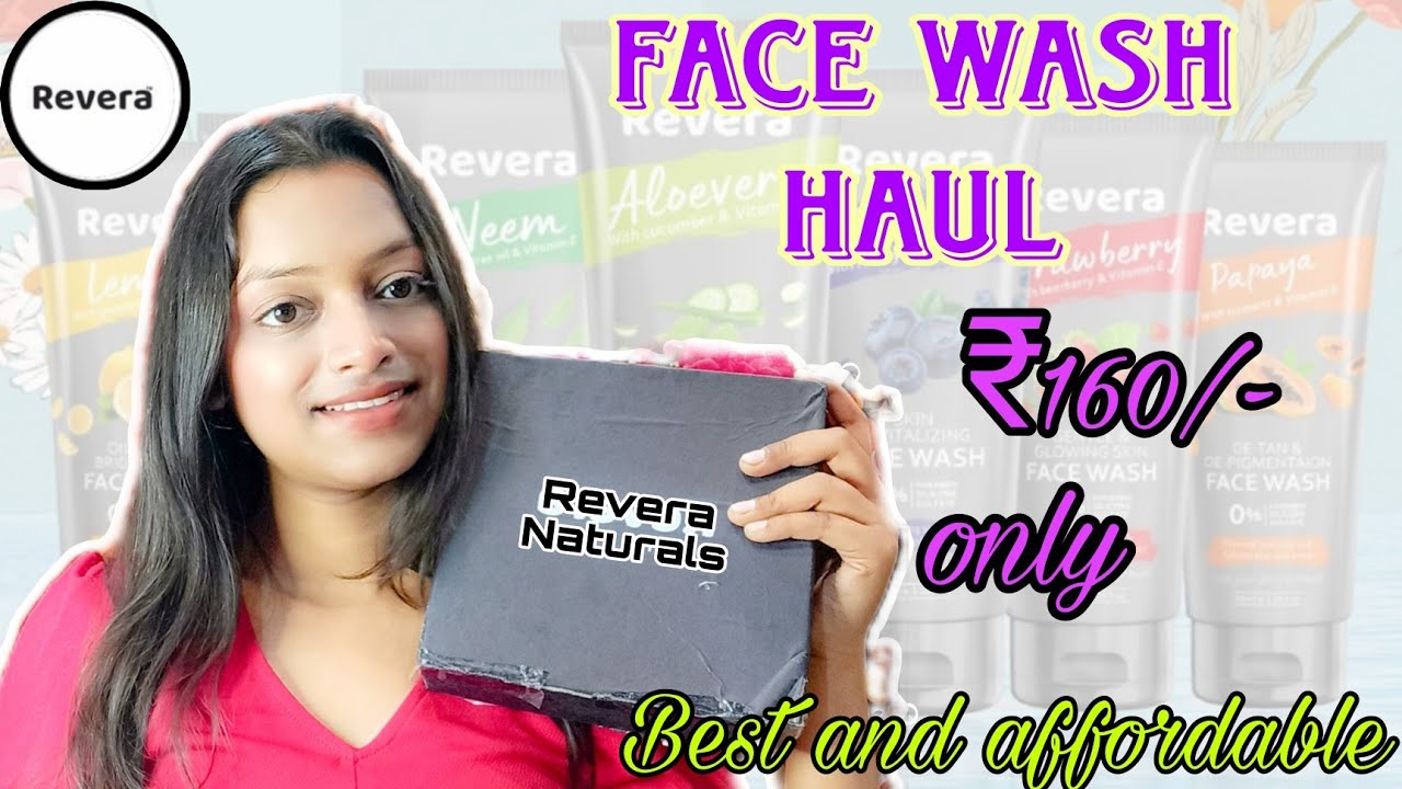 Revera Naturals Face washes Review | Facewash Haul | ₹160 only - YouTube