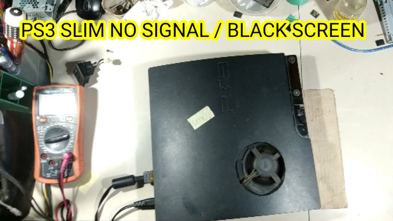 Ps3 slim hdmi no signal mode av black screen - YouTube