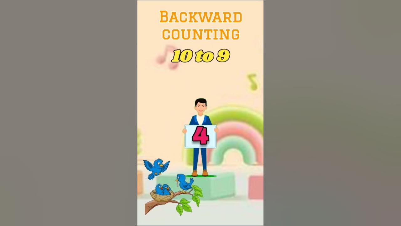 Backward Counting 10 To 1 Reverse Counting Youtube