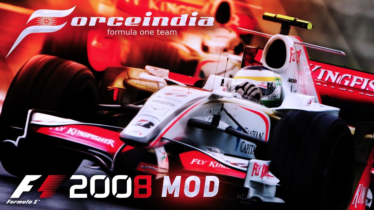 EL PRIMER FORCE INDIA - F1 2008 MOD EN F1 2014 - YouTube