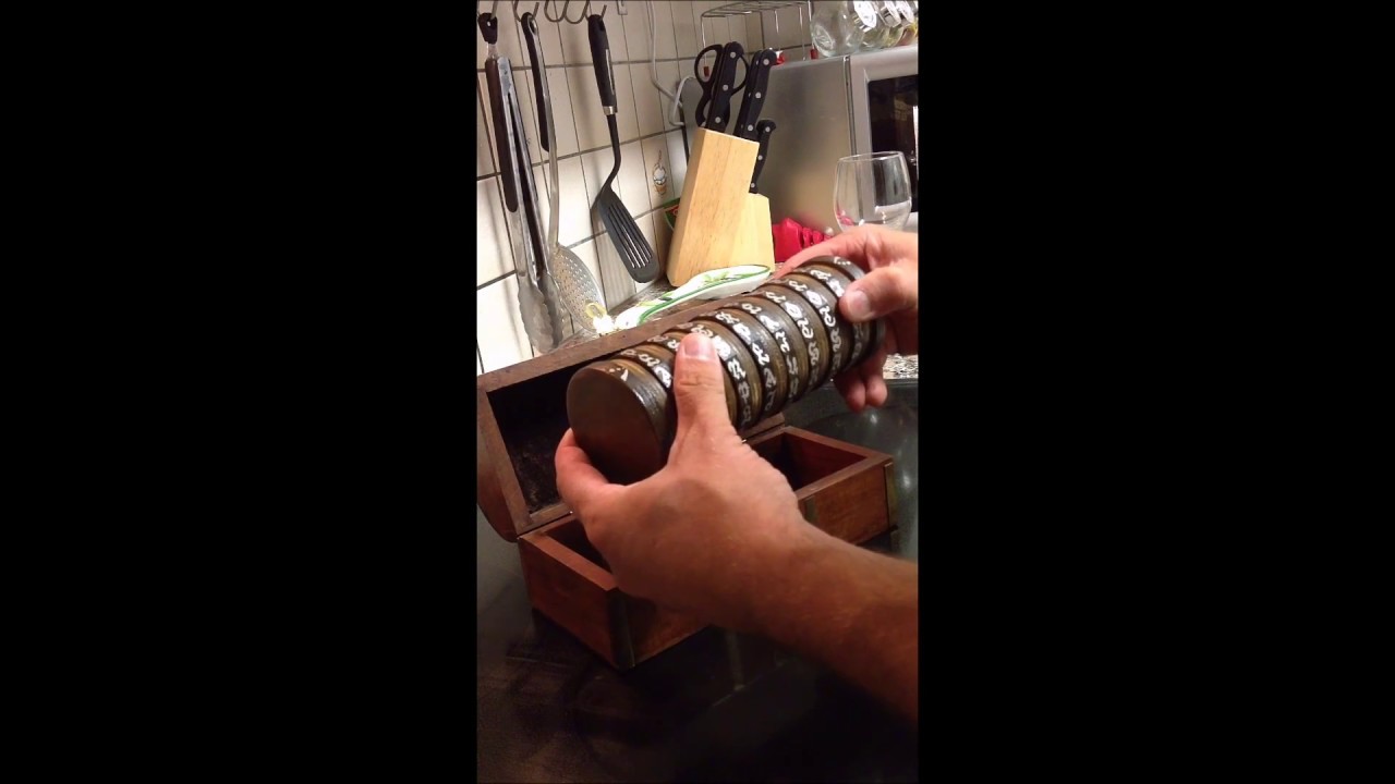 Wooden cryptex - YouTube
