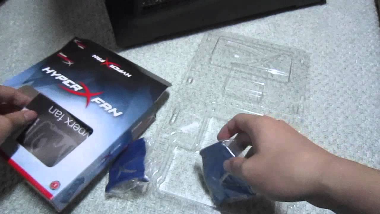 2012.3.13 【Kingston】HyperX Cooling Fan Accessory KHX-FAN 開封＆起動！ - YouTube
