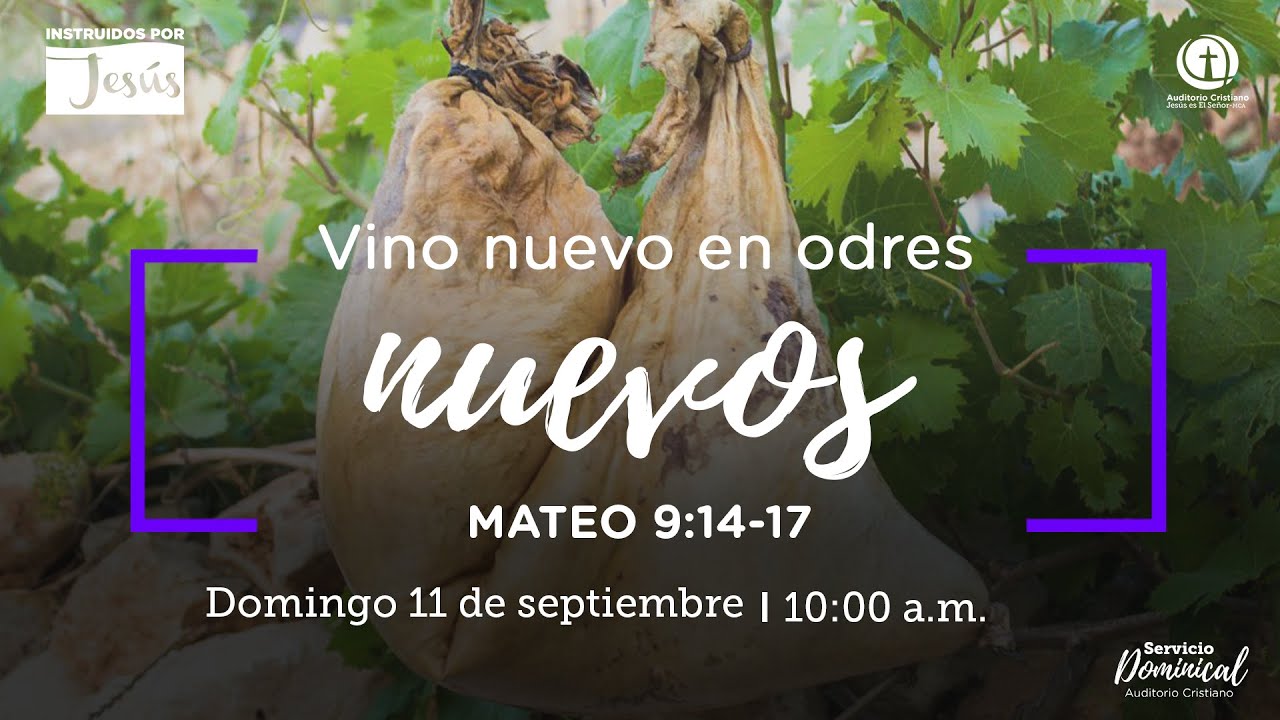 Vino nuevo en odres nuevos - Domingo 11 de septiembre, 2022 - YouTube