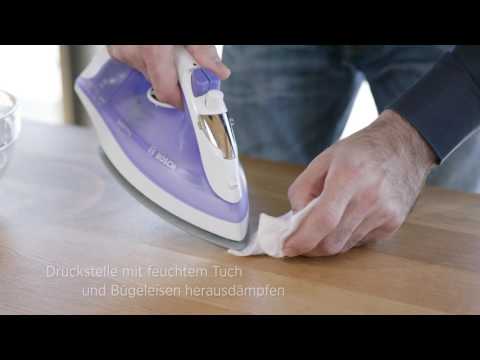 Reparatur von Dellen in Massivholz | Wimmer Wohnkollektionen