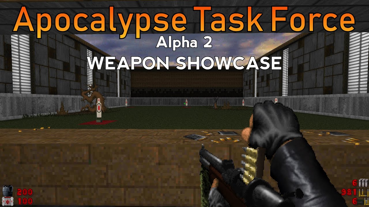 Doom mod weapon showcase: Apocalypse Task Force alpha 2 - YouTube