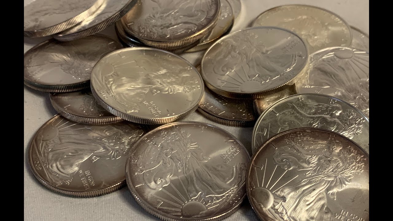 Cull Silver 1 Ounce US Mint Silver Eagles - YouTube