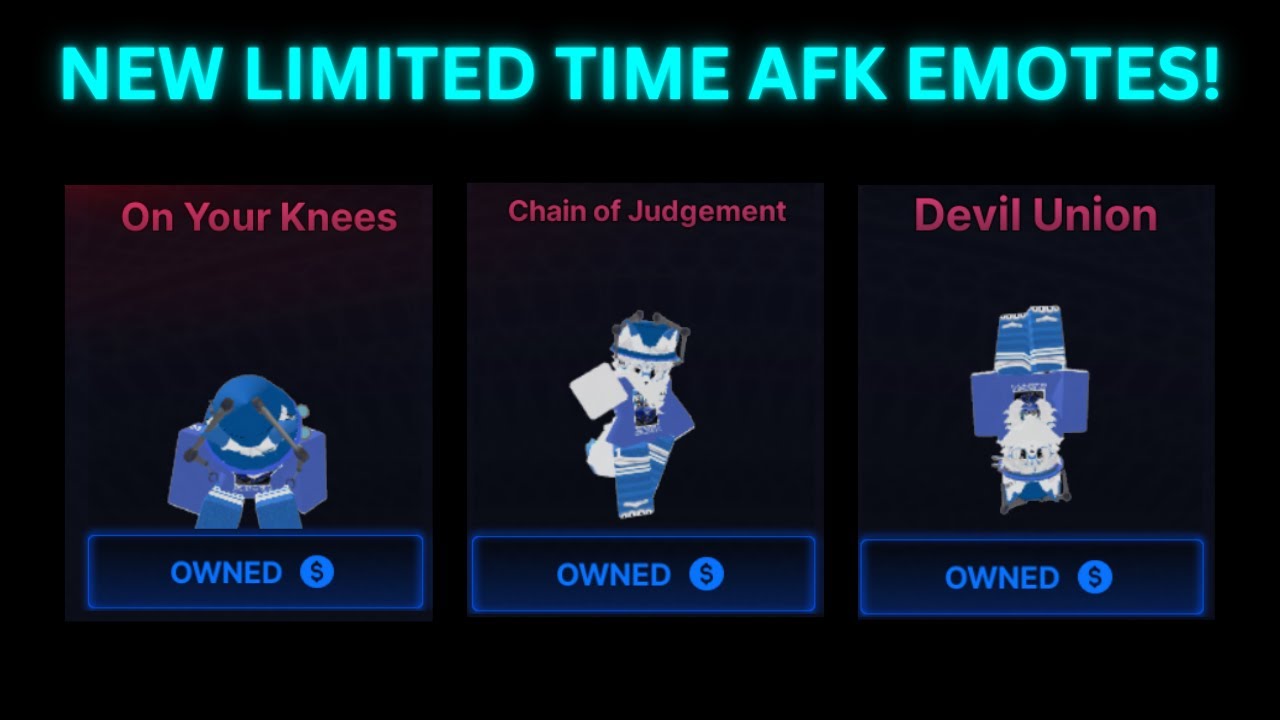 NEW LIMITED TIME AFK EMOTES | Roblox Ink Game AFK World! - YouTube