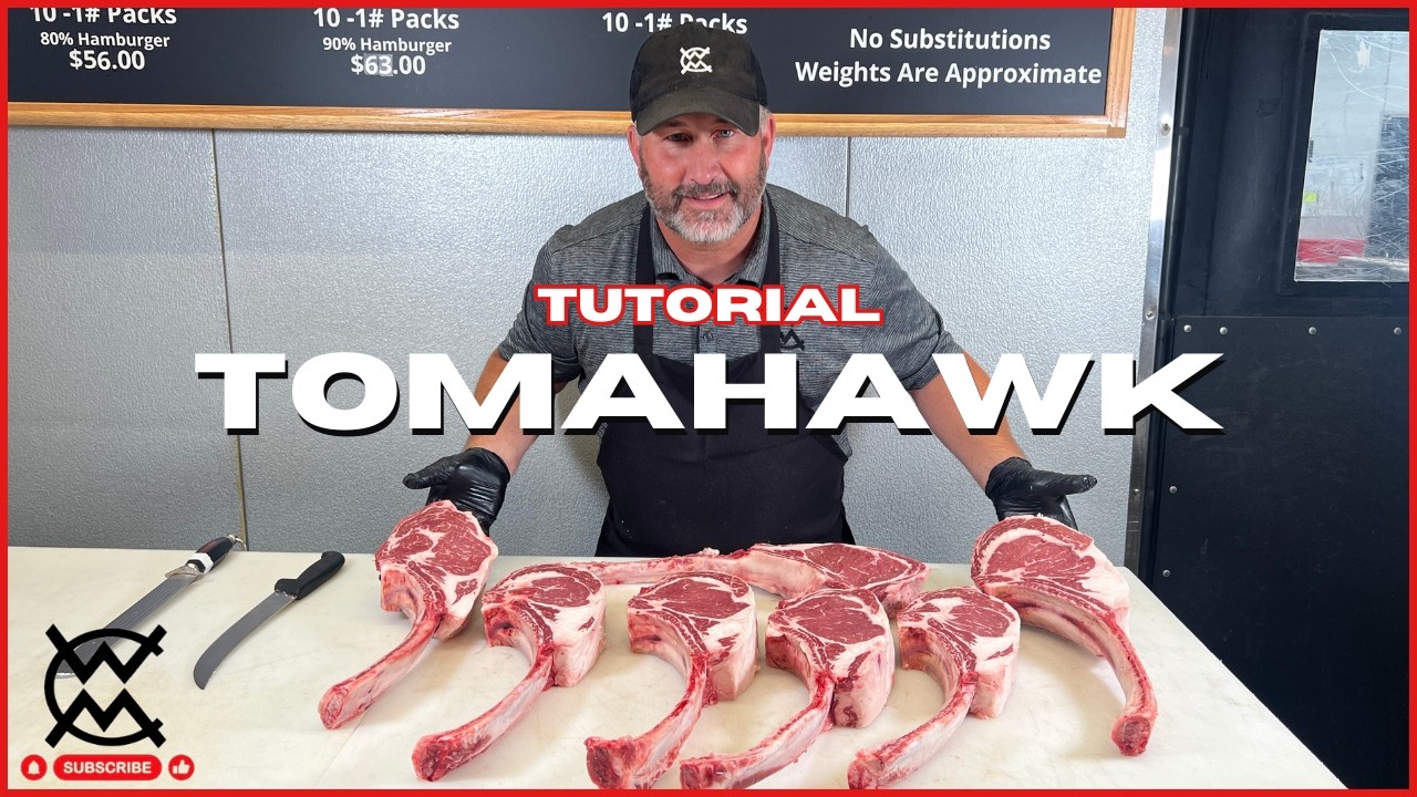 Learn to be a Butcher featuring Tomahawk Steaks | Beef Breakdown - YouTube