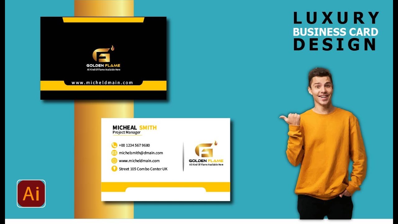 Business Card Design How To Create Business Card In Adobe Illustrator Business Card Design How To Create Business Card In Adobe Illustrator