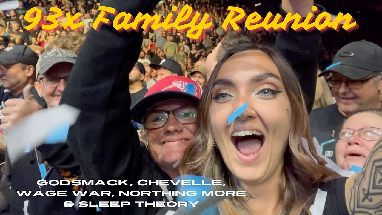 93x Family Reunion Concert VLOG | Godsmack, Chevelle, Wage War, Nothing More & Sleep Theory ...