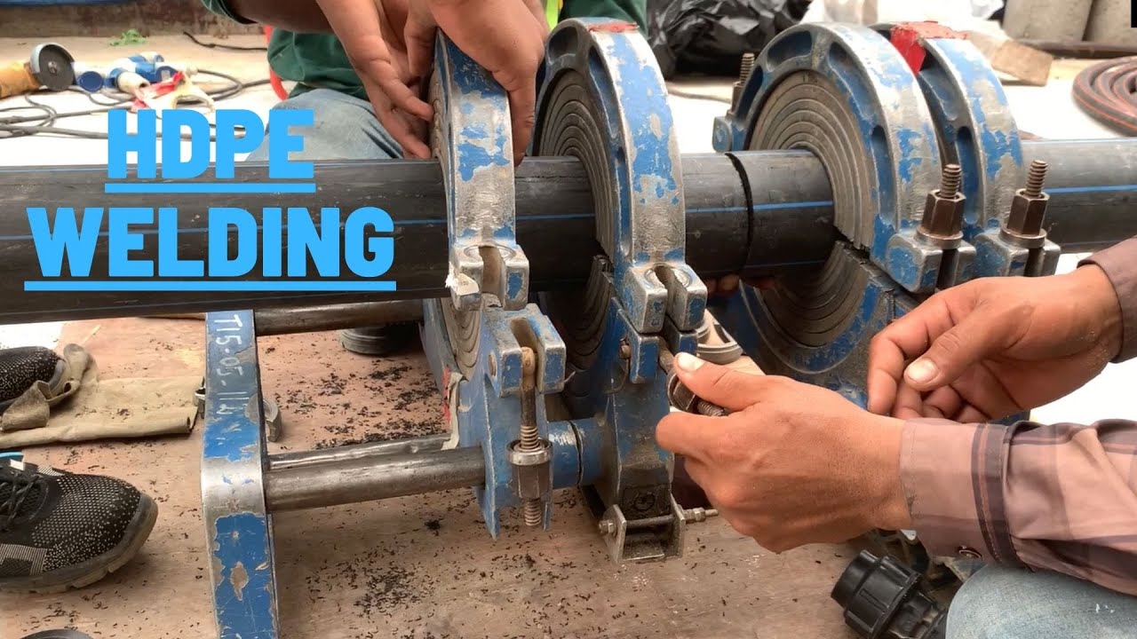 Inspection HDPE piping welding DN 150mm - YouTube
