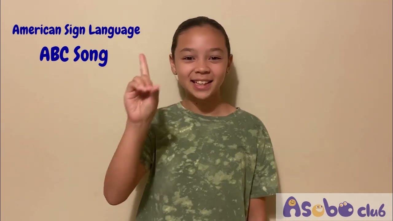 ABC Song with American Sign Language| Kids songs, ASL, Learn Alphabet ...