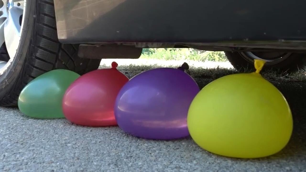 Experiment Crushing Crunchy and Soft things by Car - YouTube