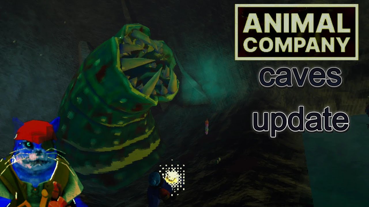 Animal Company's newest update with caves, new monsters......and glue ...