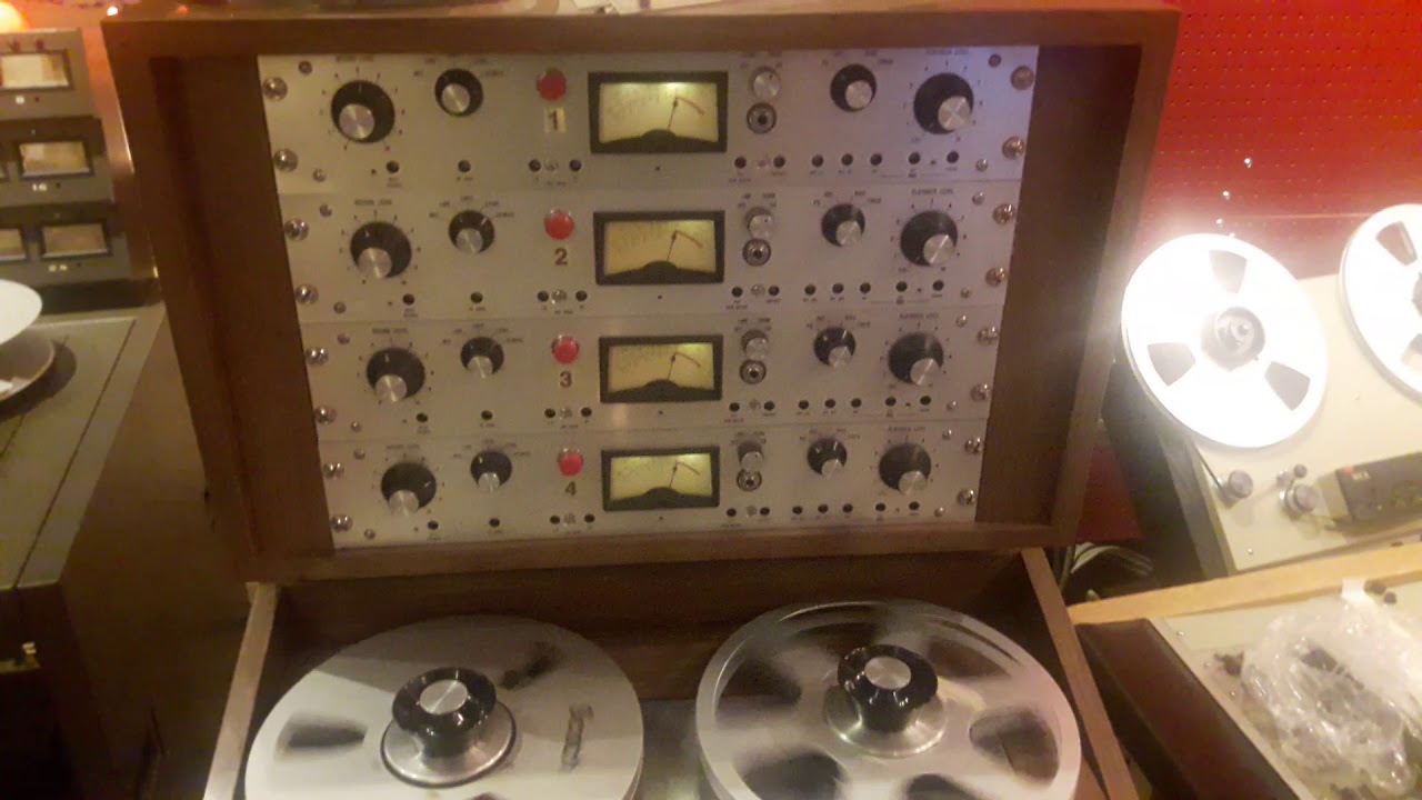 Scully 280 analog tape machine - YouTube