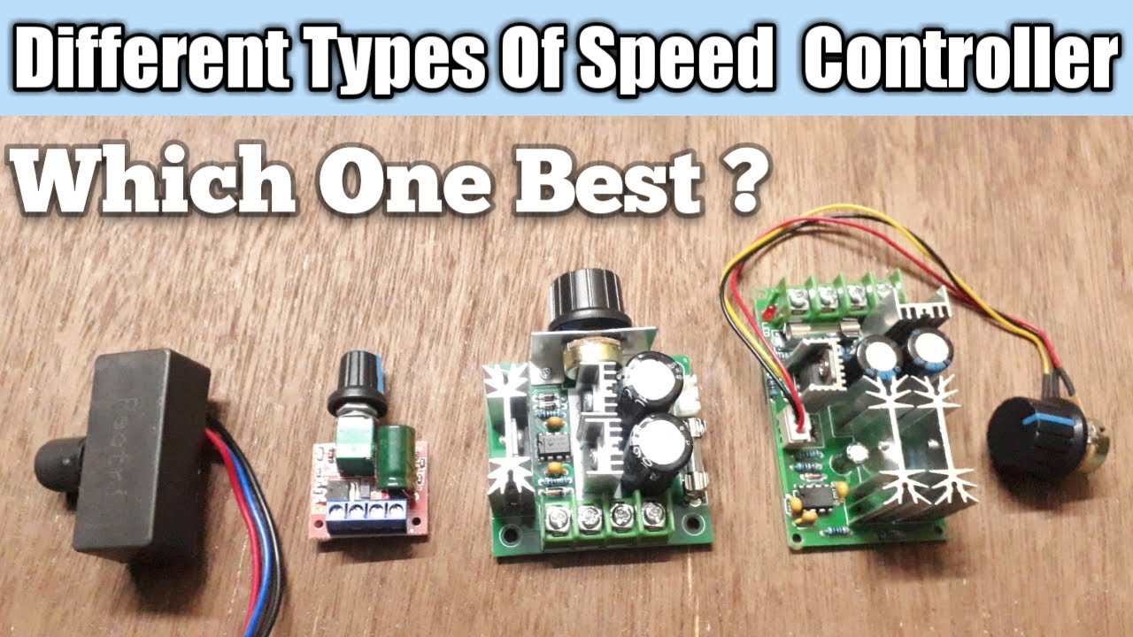 Different Types Of DC PWM Motor Speed Controller, Full Comparison - YouTube