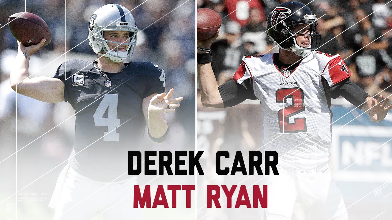 Matt Ryan vs. Derek Carr Highlights | Falcons vs. Raiders | NFL Week 2 ...