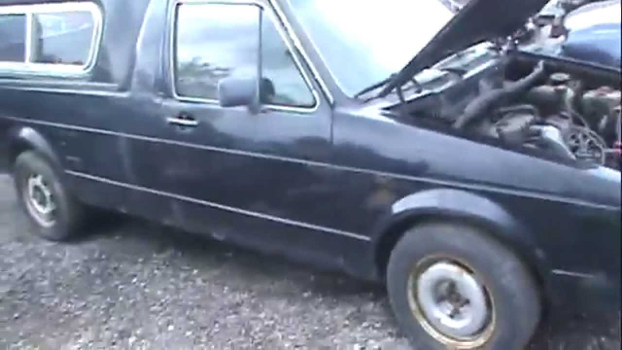 82 Diesel VW Caddy Pickup - YouTube