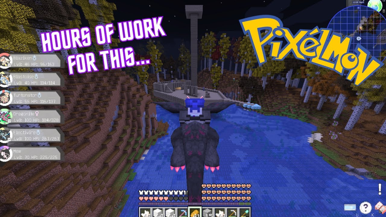 I killed trees for HOURS for THIS in Pixelmon - YouTube