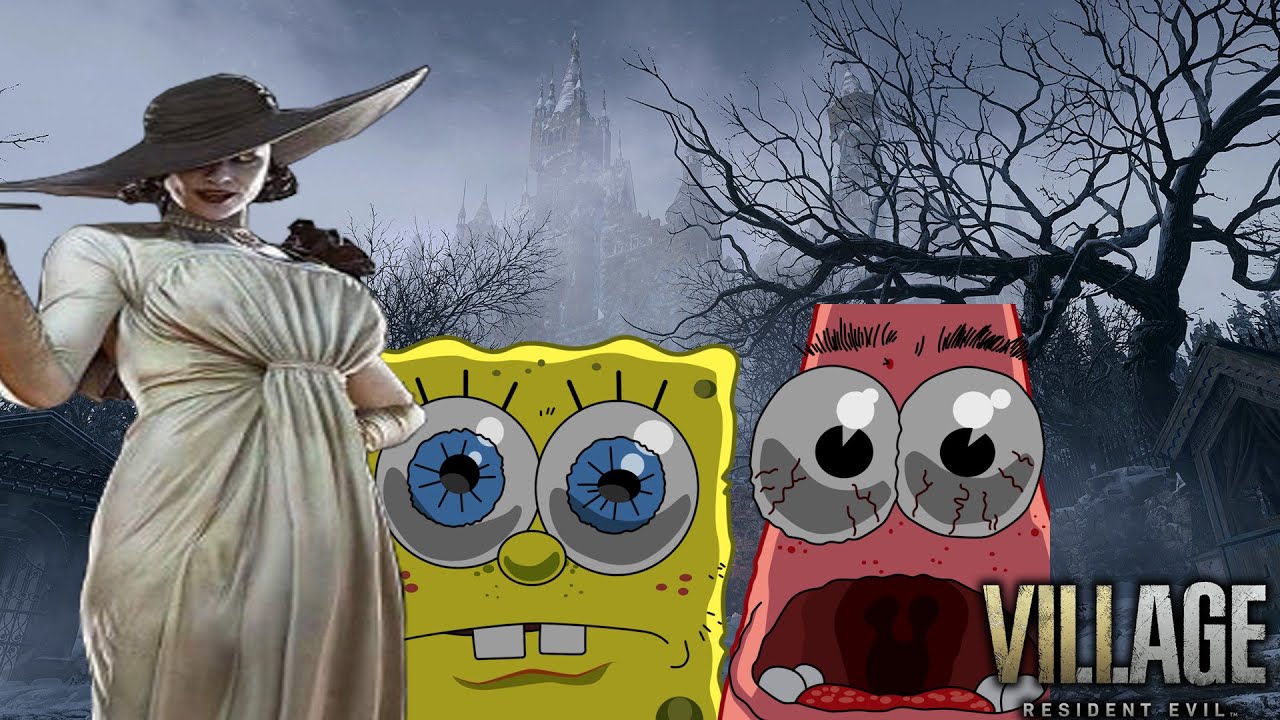 When Spongebob and Patrick are in the Resident Evil Village Game - YouTube