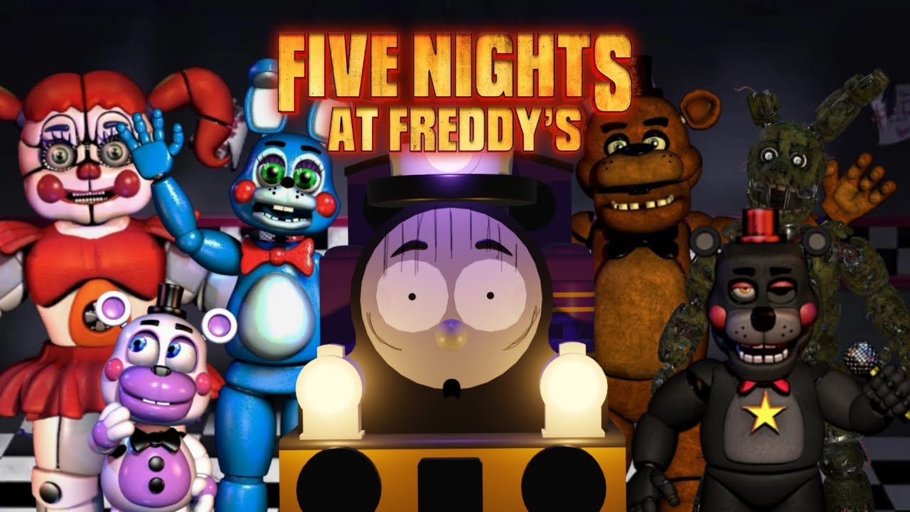 playing all the fnaf games purple playz - YouTube
