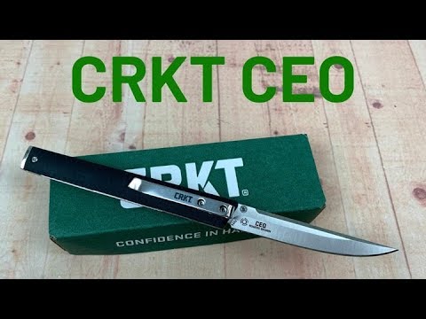 CRKT CEO knife Richard Rogers design - YouTube