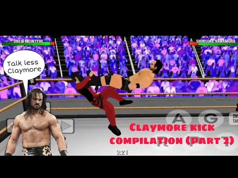 drew mcintyre claymore kick compilation.#drew mcintyre claymore kick ...
