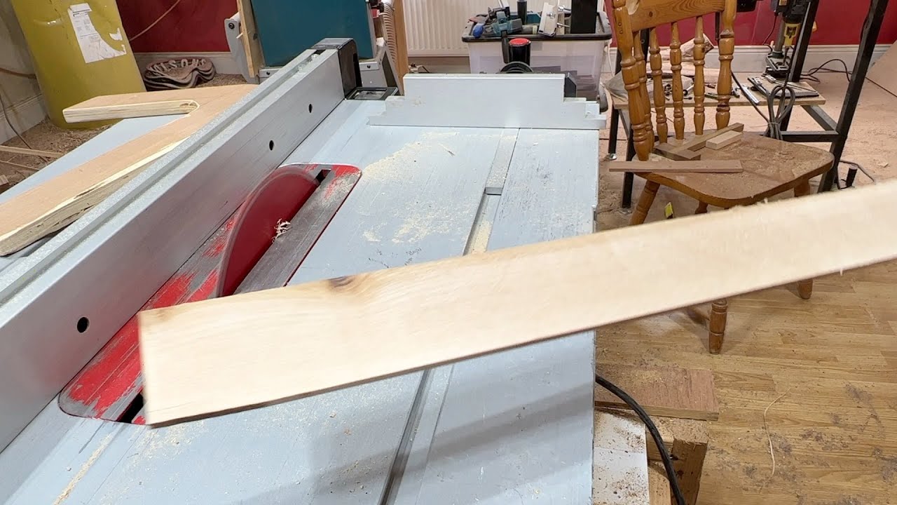 Easiest Ever! Thin Strips Ripped Safely on a Table Saw (No Fancy Jig ...