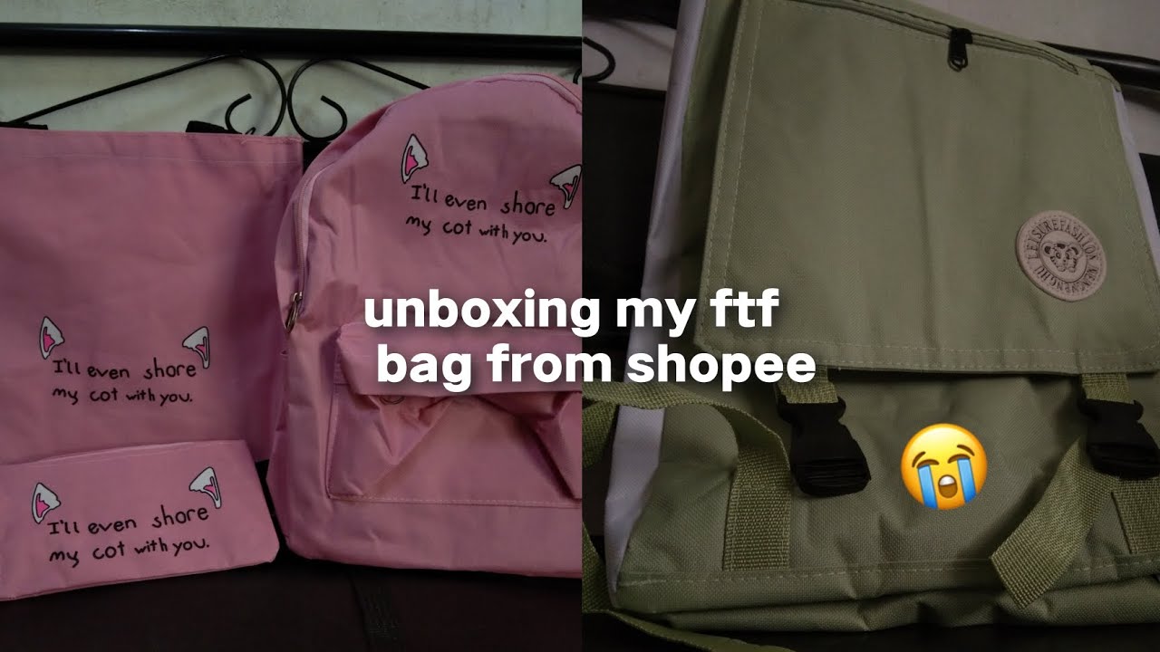 unboxing my 2 parcel from shopee !! - YouTube