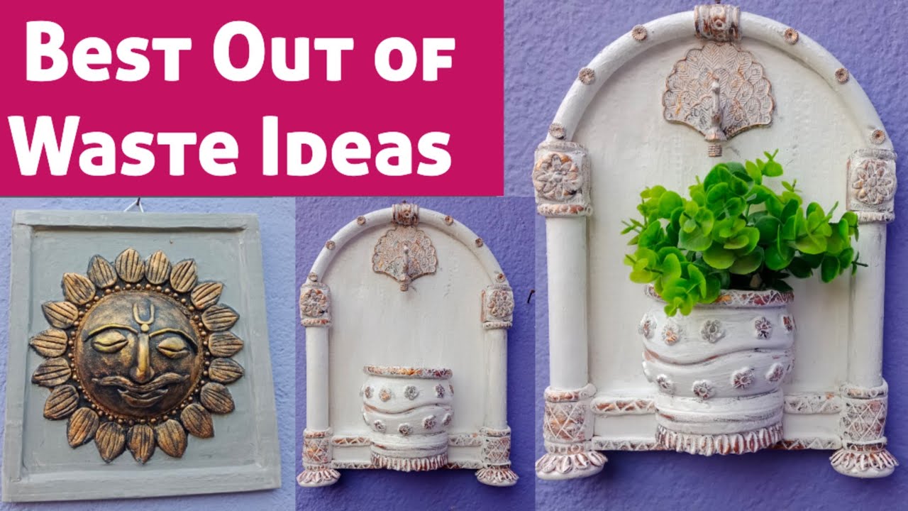 DIY Home Decor Ideas | Best Out Of Waste |Waste Material Craft Ideas ...