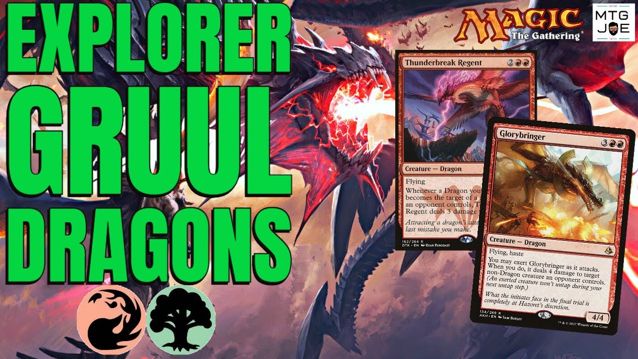 Gruul Dragons in MTG Arena Explorer Best of Three (Bo3) - YouTube