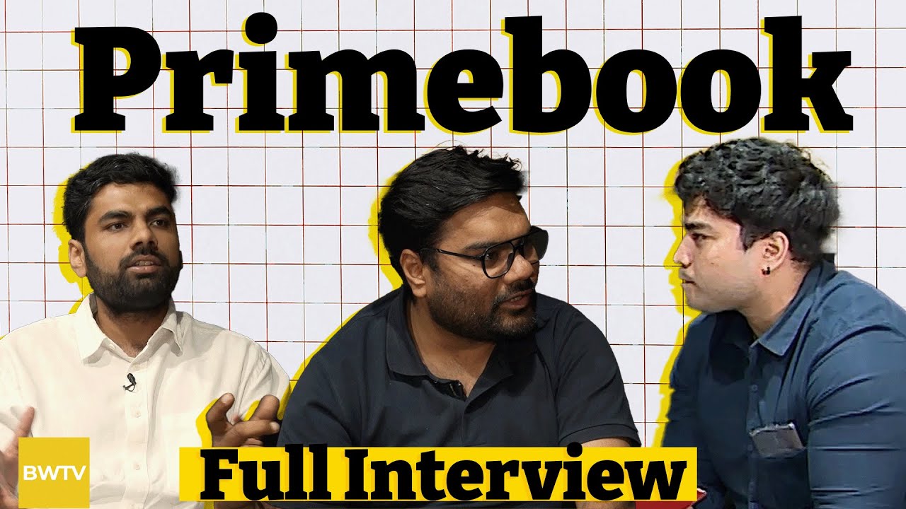 BW Tech Talks With Primebook Co-founders | Chitranshu Mahant & Aman Verma - YouTube