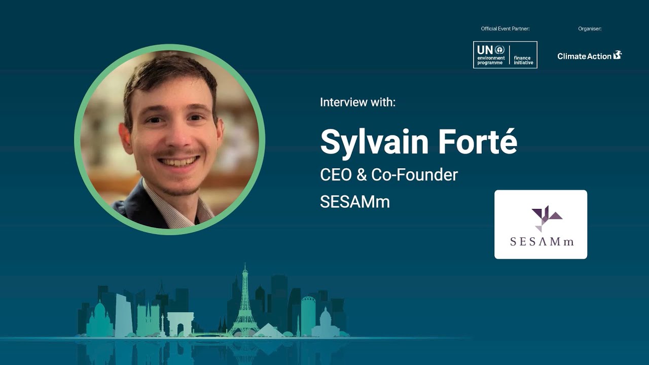 Interview with Sylvain Forté at SESAMm | Sustainable Investment Forum Europe 2024 - YouTube